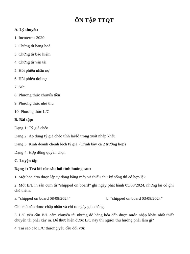 Ôn-tập-TTQT_Lq2 | PDF