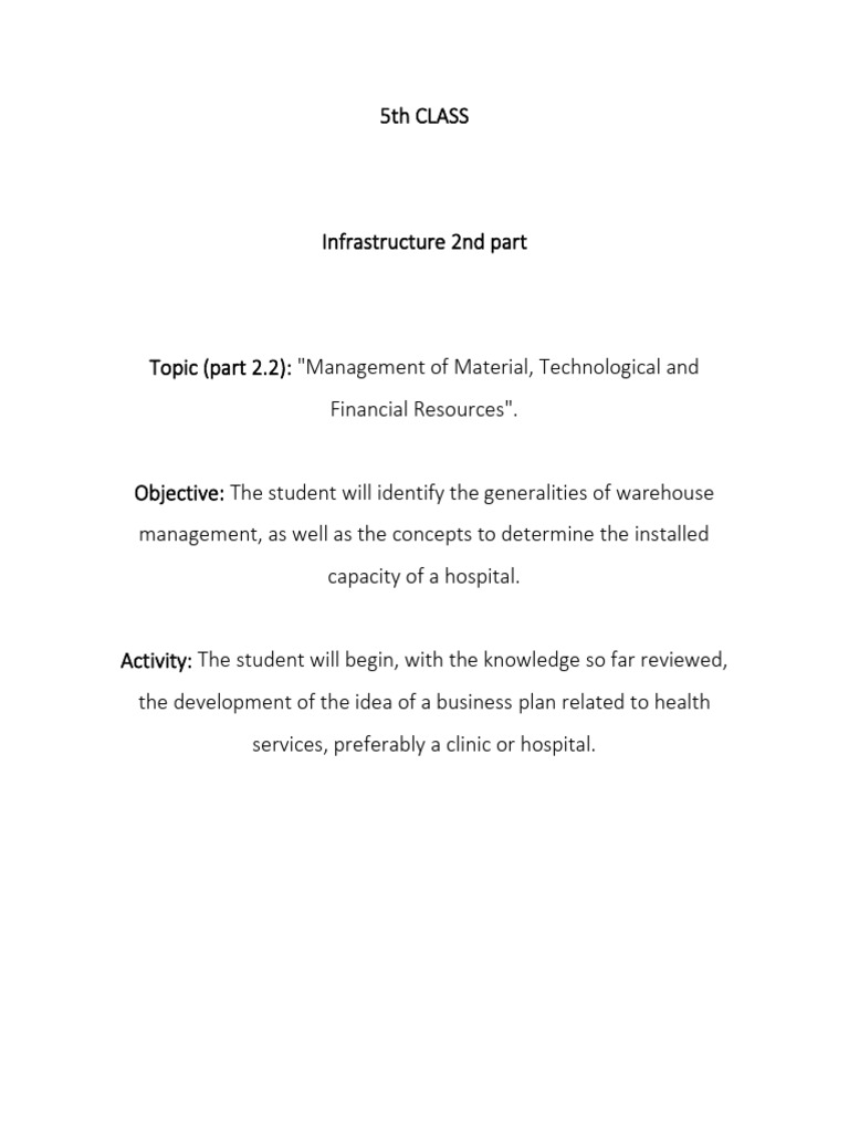 Hospital Resource Management Guide | PDF | Patient | Hospital