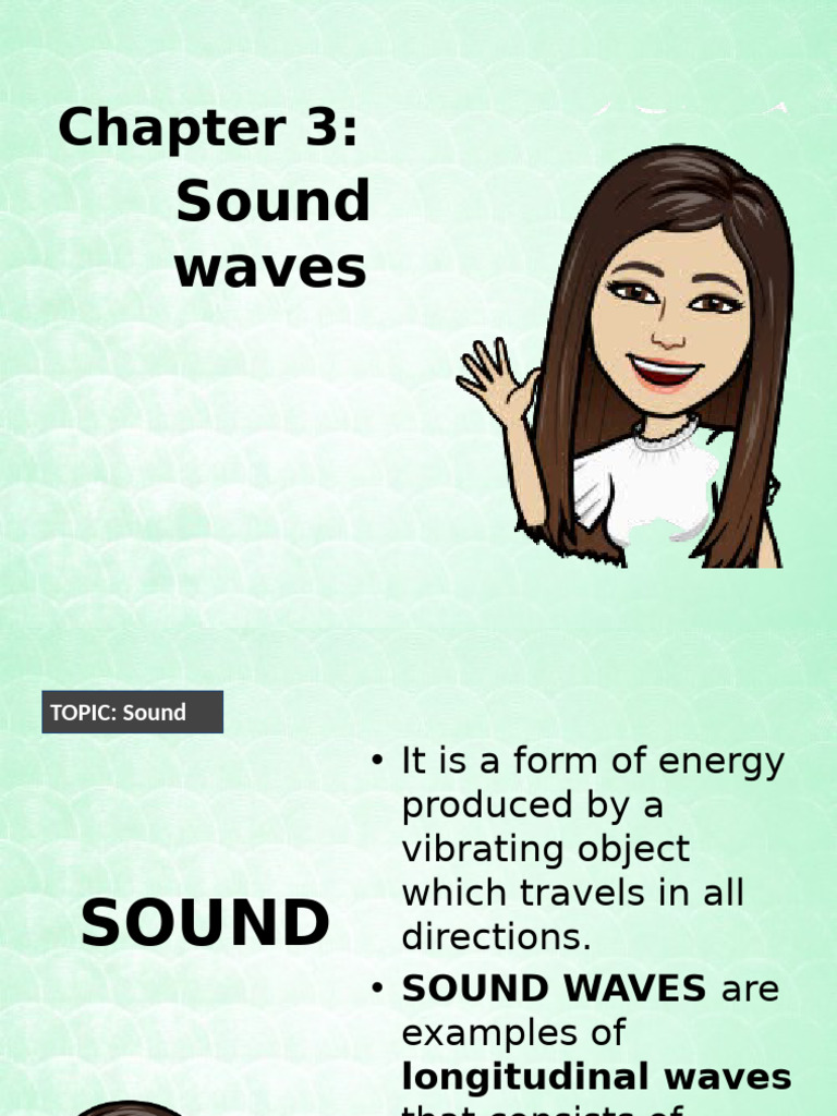 Chapter 3 Sound Waves (1) | PDF | Sound | Waves
