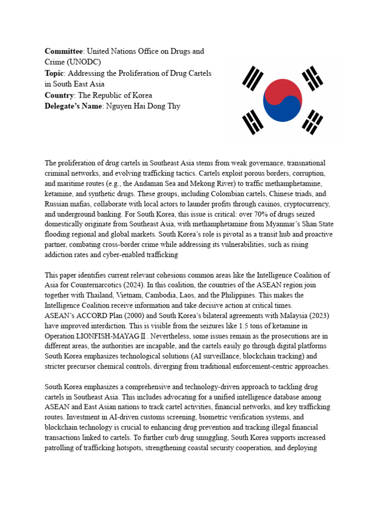 South Korea's Strategy Against Drug Cartels | PDF | Illegal Drug Trade ...