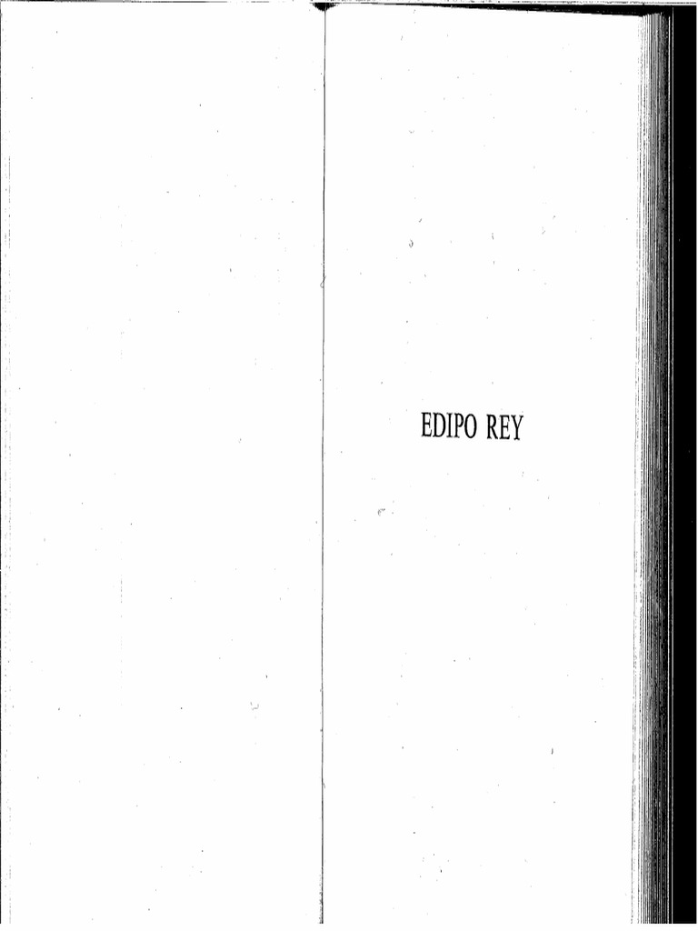 Sófocles - Edipo Rey | PDF