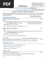 Make A Copy of The Doc - Stanford CV Template | PDF | Career & Growth