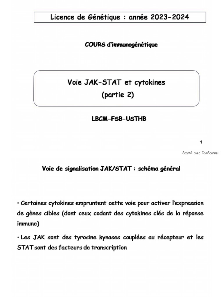 Cour 2 Immunogénétique | PDF