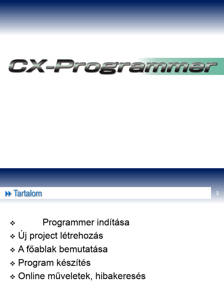 4 Automatika CX-Programmer | PDF