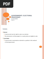 Belize General Election Training Guide | PDF | Voting | Ballot