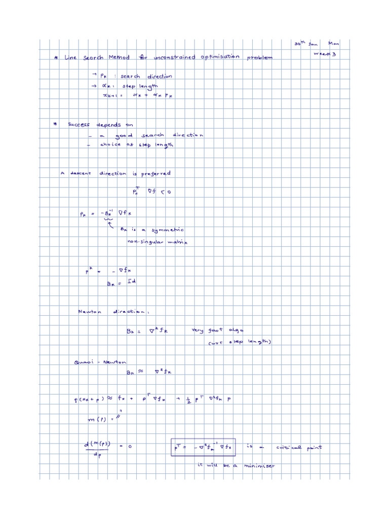 Week 3 Numerical Optimisation Pdf Algorithms And Data Structures Mathematical Analysis