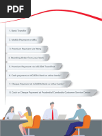 BDO Life Insurance Payment Options | PDF | Credit Card | Debit Card