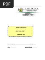 GP EN Physical Sciences Grade 11 March 2025 QP and Memo | PDF