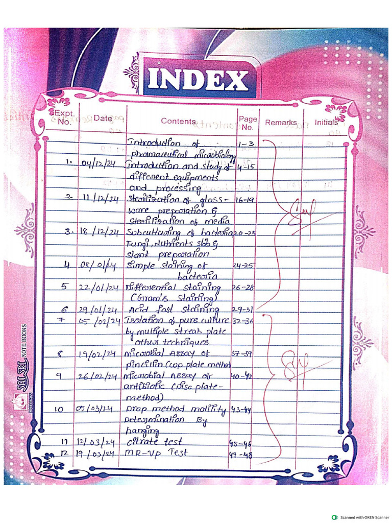 Microbiology Record PDF | PDF