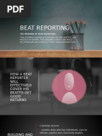 Different Types of Beats in Journalism | PDF