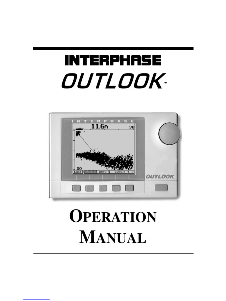 Interphase Outlook Forward Looking Scanner | PDF | Equipment | Electrical Engineering