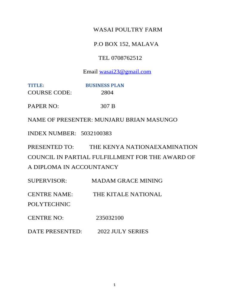 Munjaru Brian Masungo | PDF | Prices | Banks