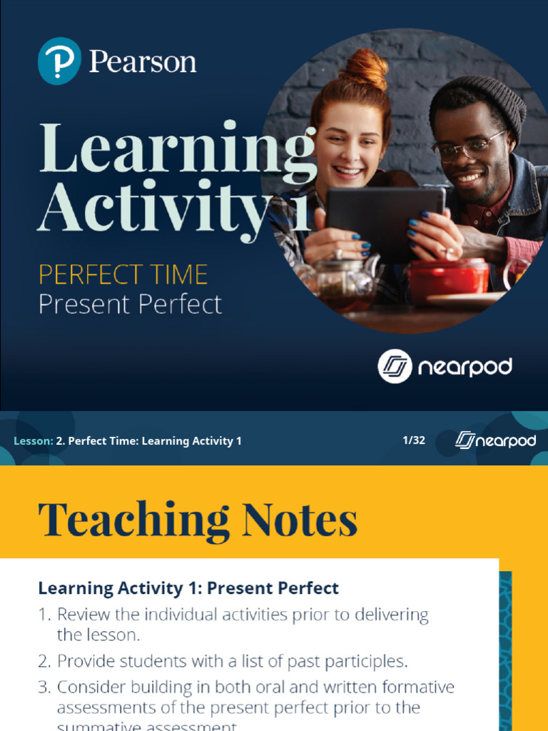 Perfect Time Learning Activity Guide | PDF