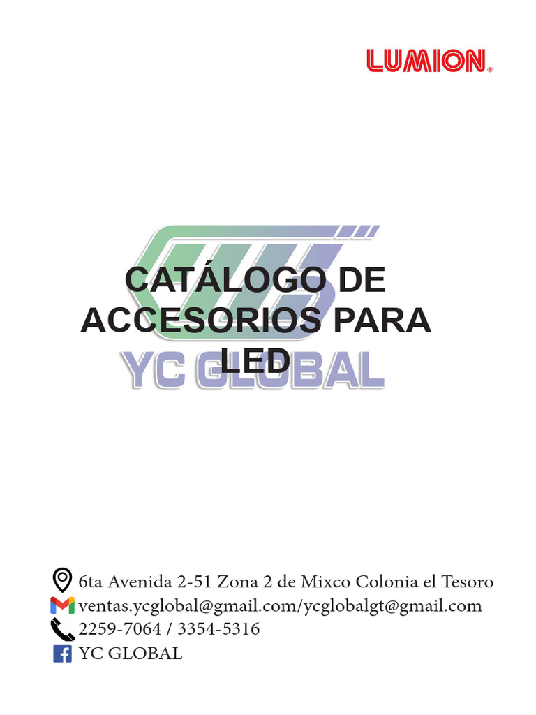 Catalogo de Accesorios para Led | PDF | Aislador (Electricidad) | Diodo ...