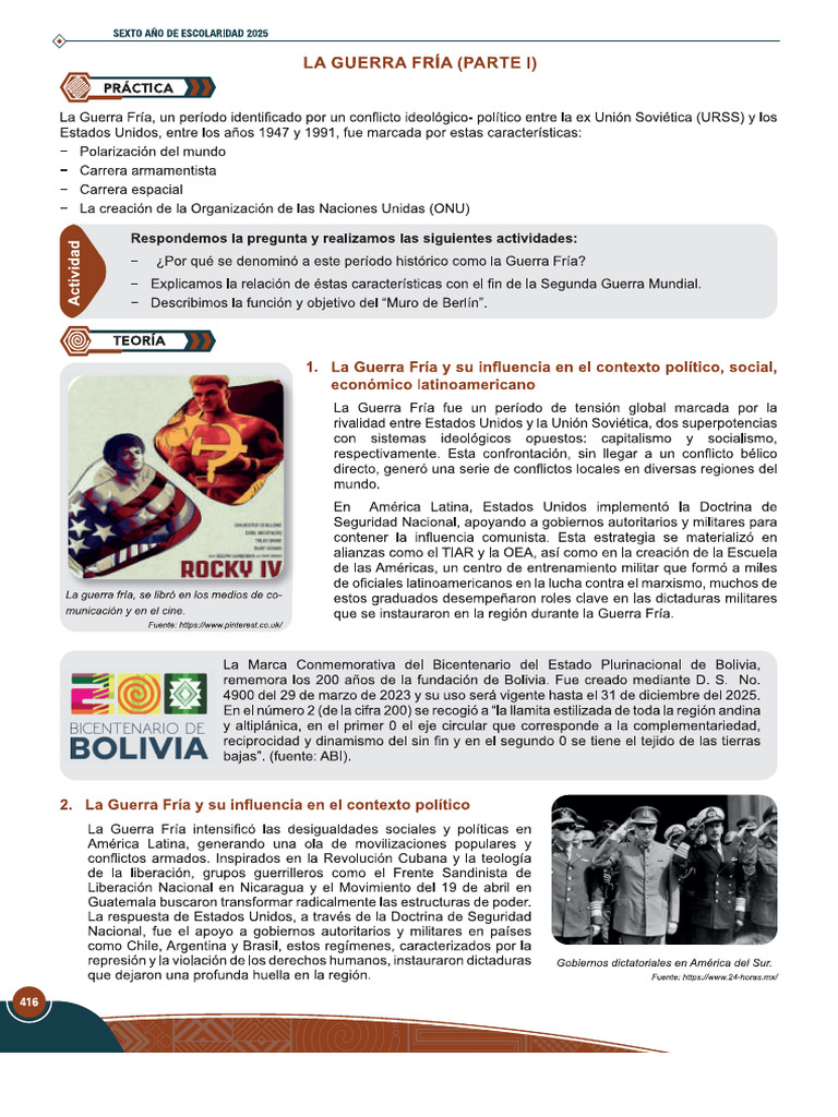 Guerra Fria 6to | PDF