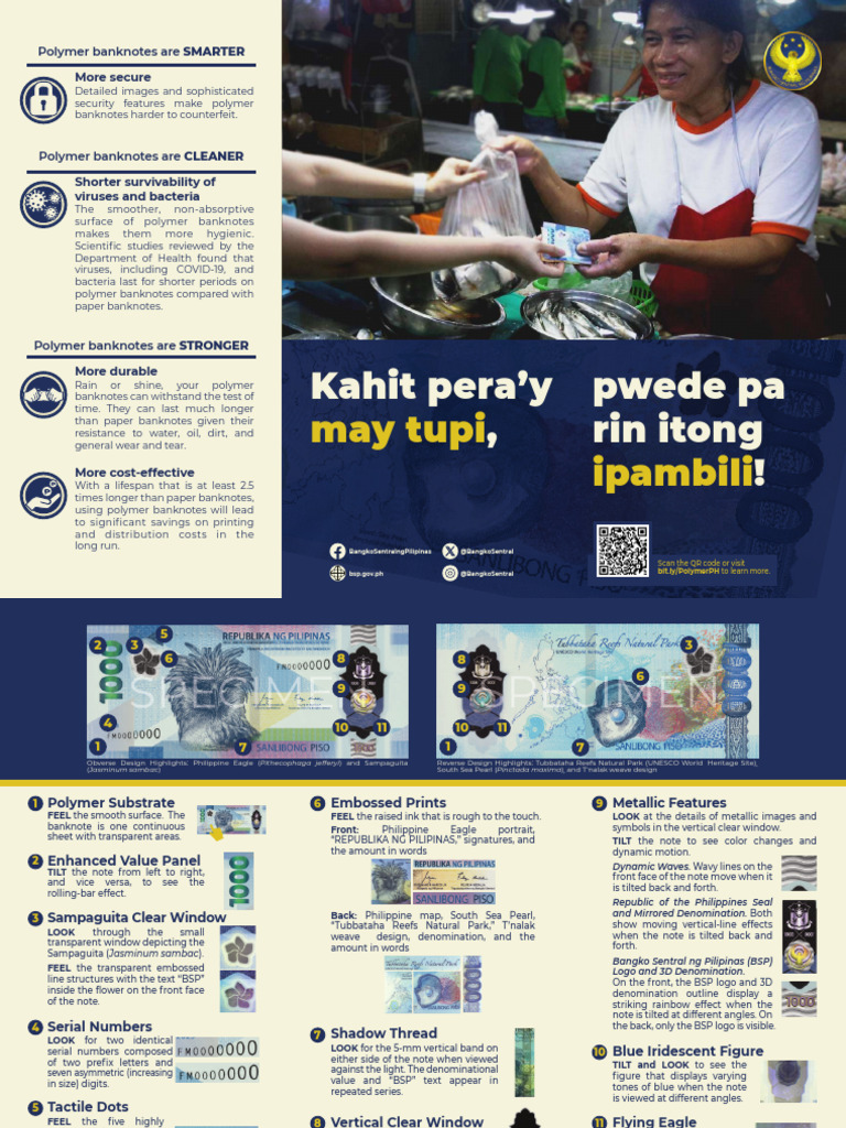 Acceptance of the 1000 Piso Polymer Banknote Benefits and Security ...