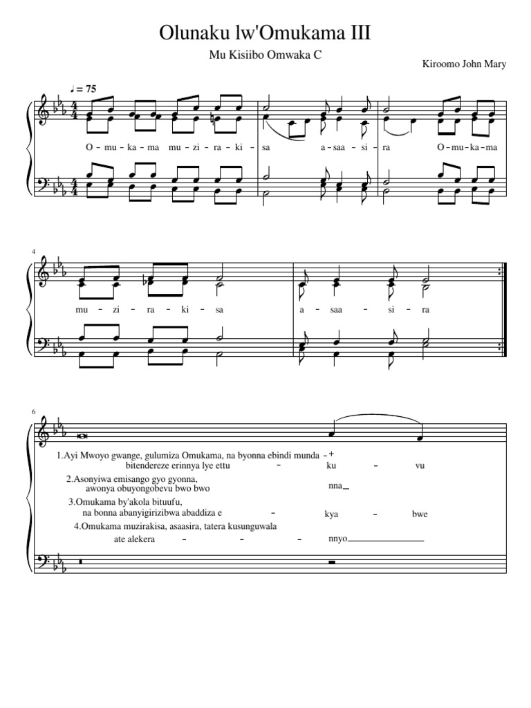Olunaku Lw'omukama III | PDF