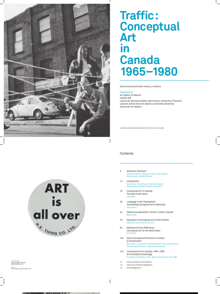 Wark Jayne 2012 Conceptual Art in Canada The East Coast Story | PDF ...
