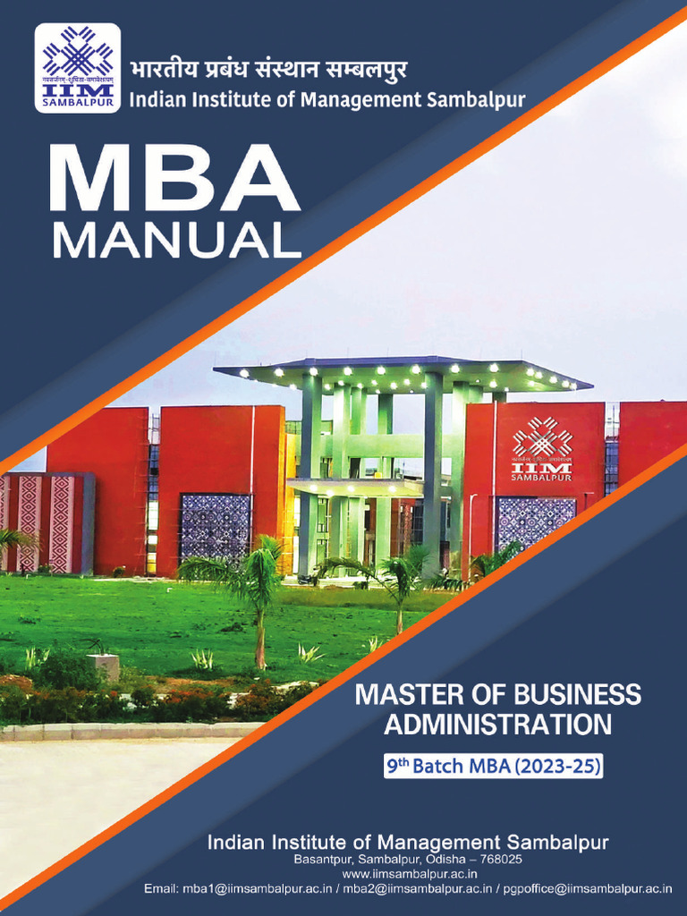 MBA Manual 23 25 | PDF