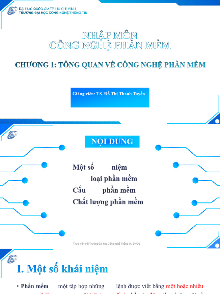 Chuong 1 - Tong Quan Ve Cong Nghe Phan Mem | PDF