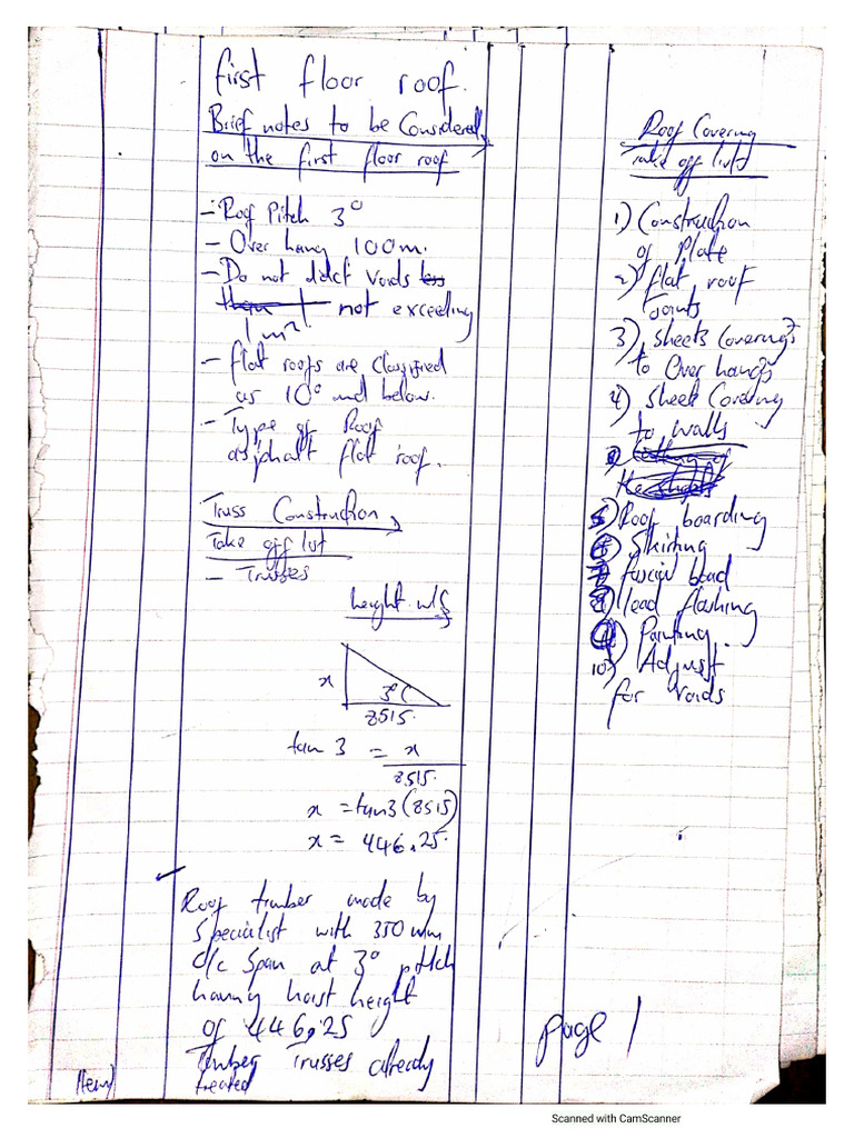 First Floor Roof | PDF