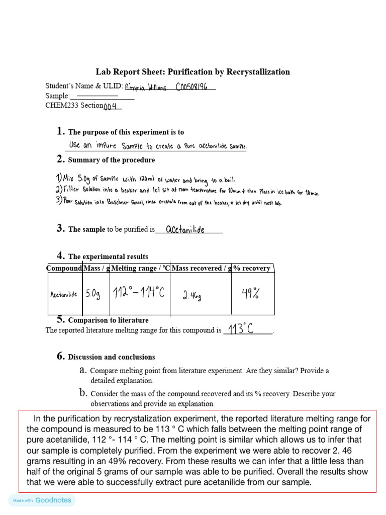 Purification by Recrystallization. | PDF | Chemistry | Scientific Phenomena