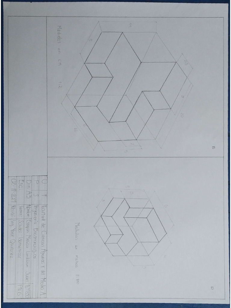 Sólidos Isométricos | PDF