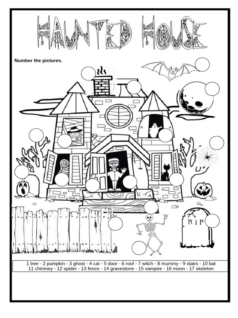 A Haunted House Reading Exercise | PDF