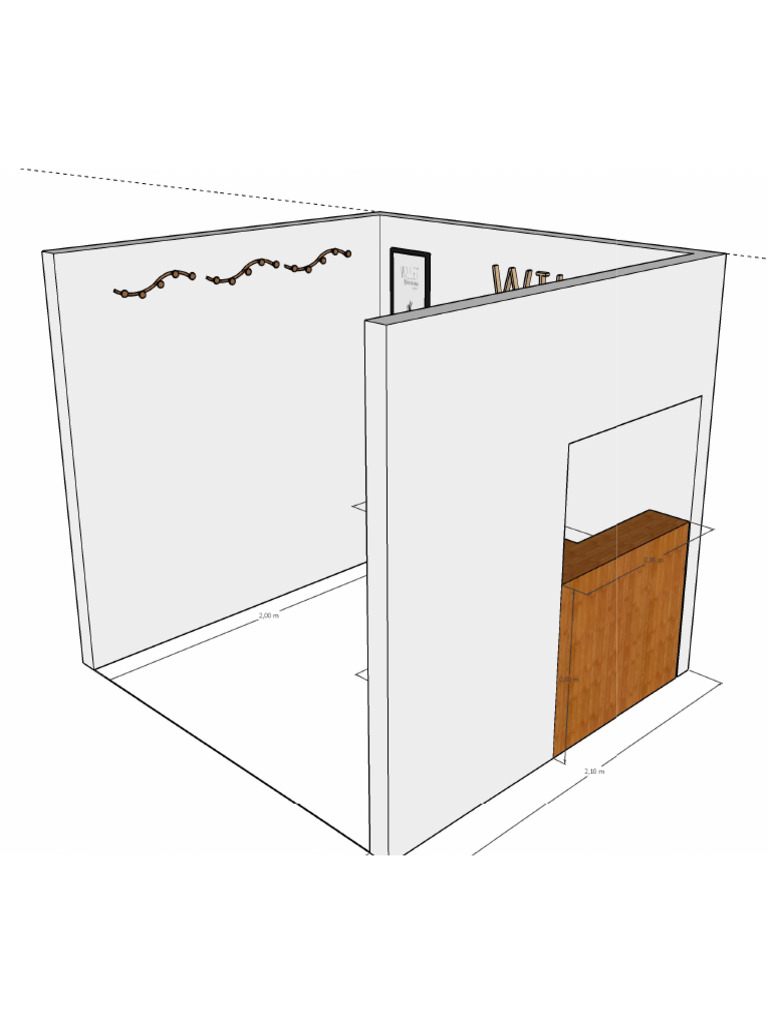 Stand en sketchup Perspectiva 1 | PDF