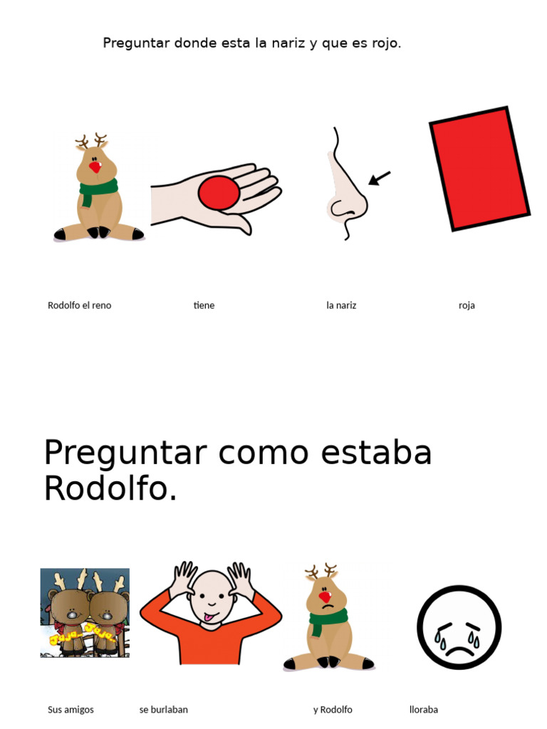 Actividades Lenguaje Navidad 1 | PDF