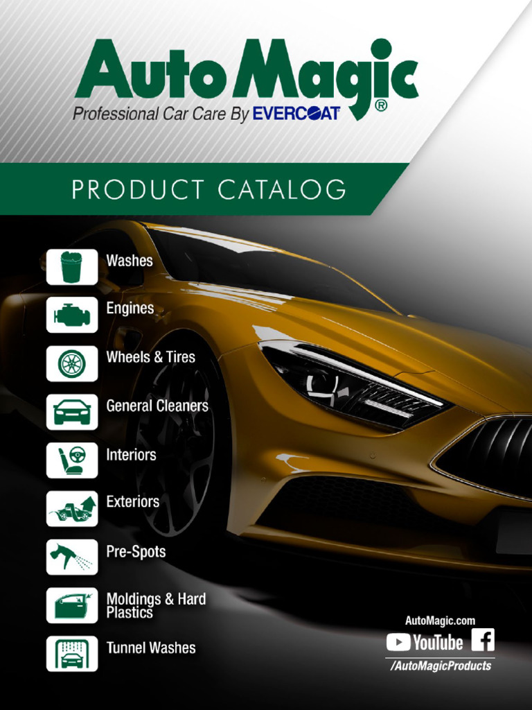AutoMagic Product Catalog Overview | PDF | Paint | Materials