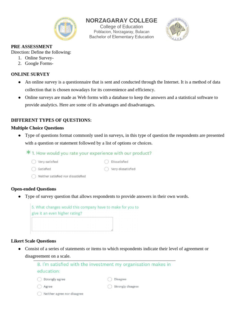 Written Report in Beed 219 (Final) | PDF | Question | Questionnaire
