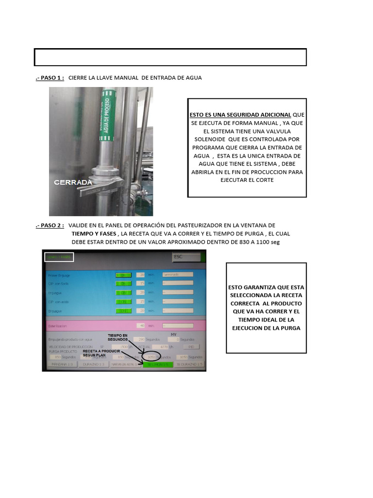 Guia Purga Automatica L23 | PDF