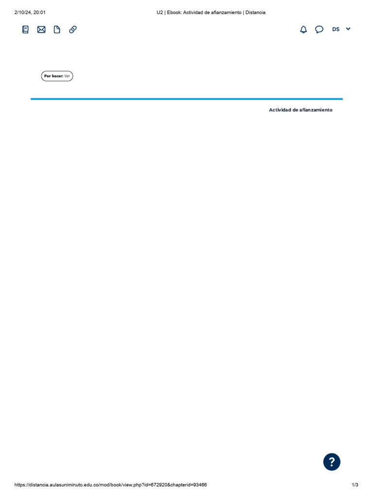 U2 - Ebook - Actividad de Afianzamiento - Distancia | PDF | Lógica | Epistemología