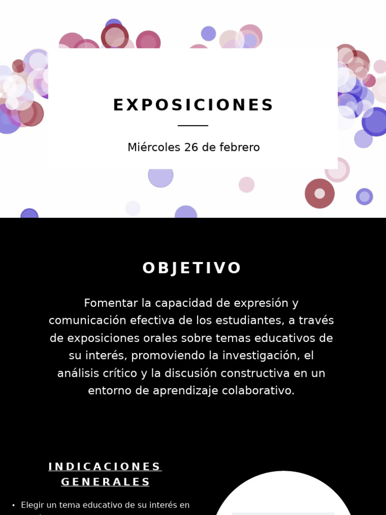 Miércoles Exposiciones | PDF