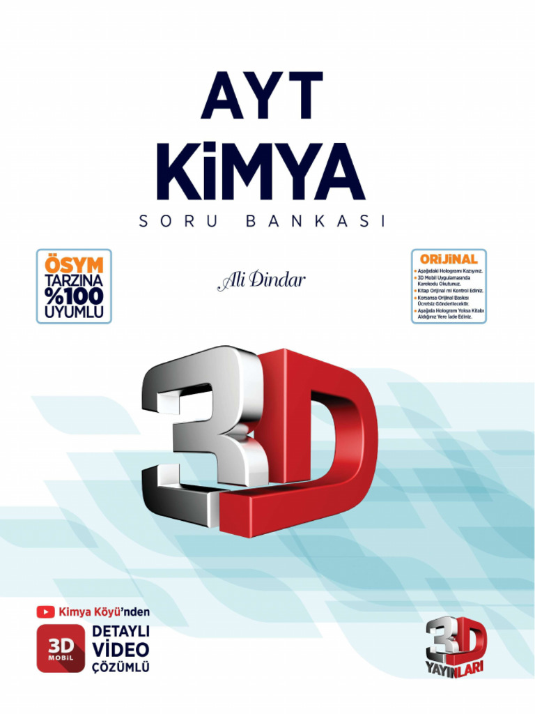 2023 3d Yaynlar Ayt Kimya Soru Bankas Compressed | PDF