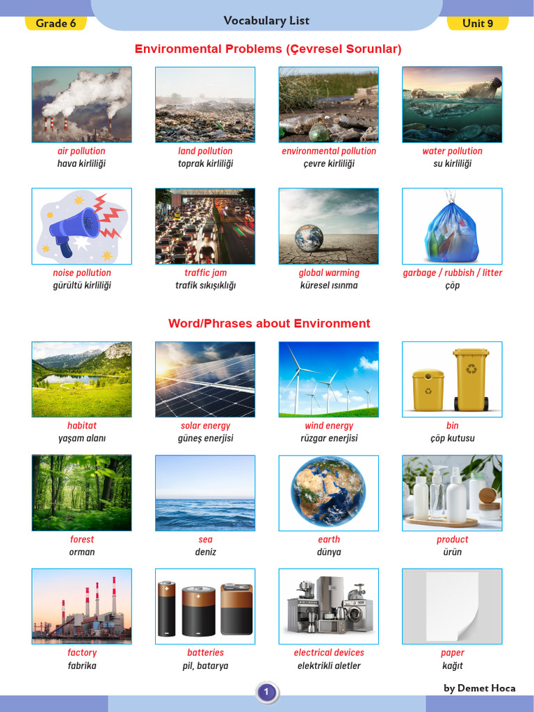 Ünite Kelime Listesi | PDF