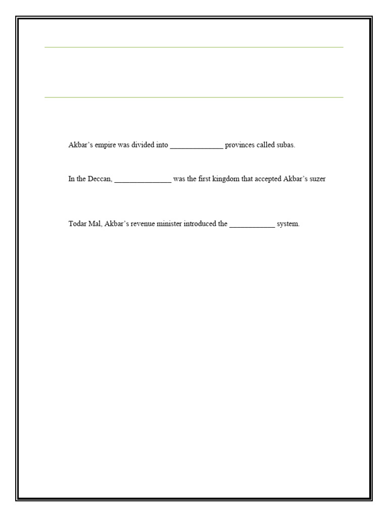 Akbar the Great: Class 7 Case Study | PDF | Mughal Empire