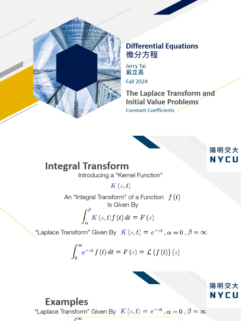 2024 Differential Equation Lecture22 | PDF