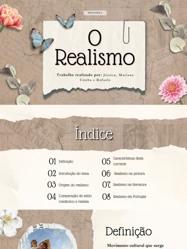 Origem e Características do Realismo | PDF | Realismo (artes) | Romantismo