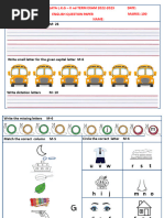 JR KG English Question Paper of Final Exam 2024-25 | PDF