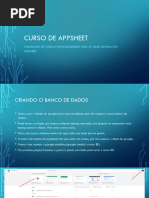 Ebook Aprendendo Appsheet | PDF | Aplicativo para celular | Bancos de dados