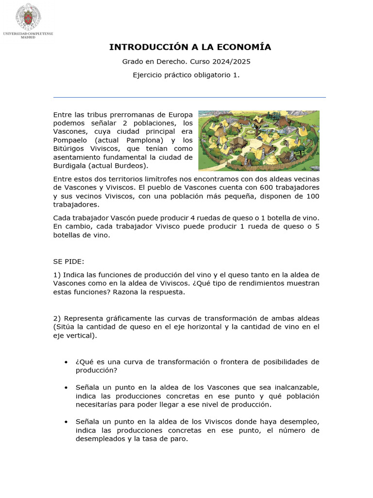 Economía Práctica: Vascones vs Viviscos | PDF | Ventaja comparativa ...