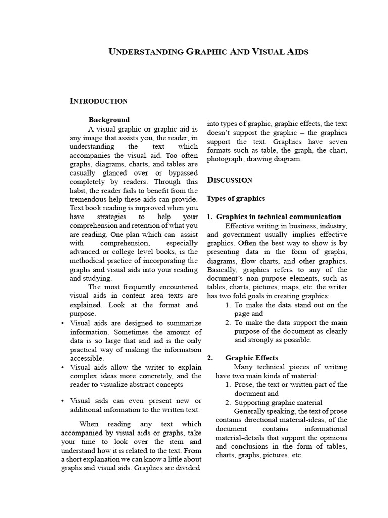 (REVIEWER) Graphic-and-Visual-aids | PDF | Composition (Visual Arts ...