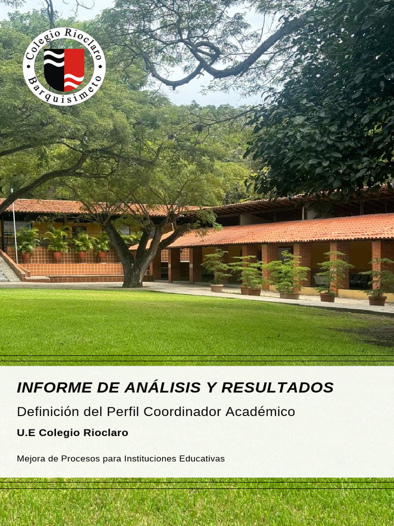 Definición Del Perfil Coordinador Académico - Análisis de Resultados ...