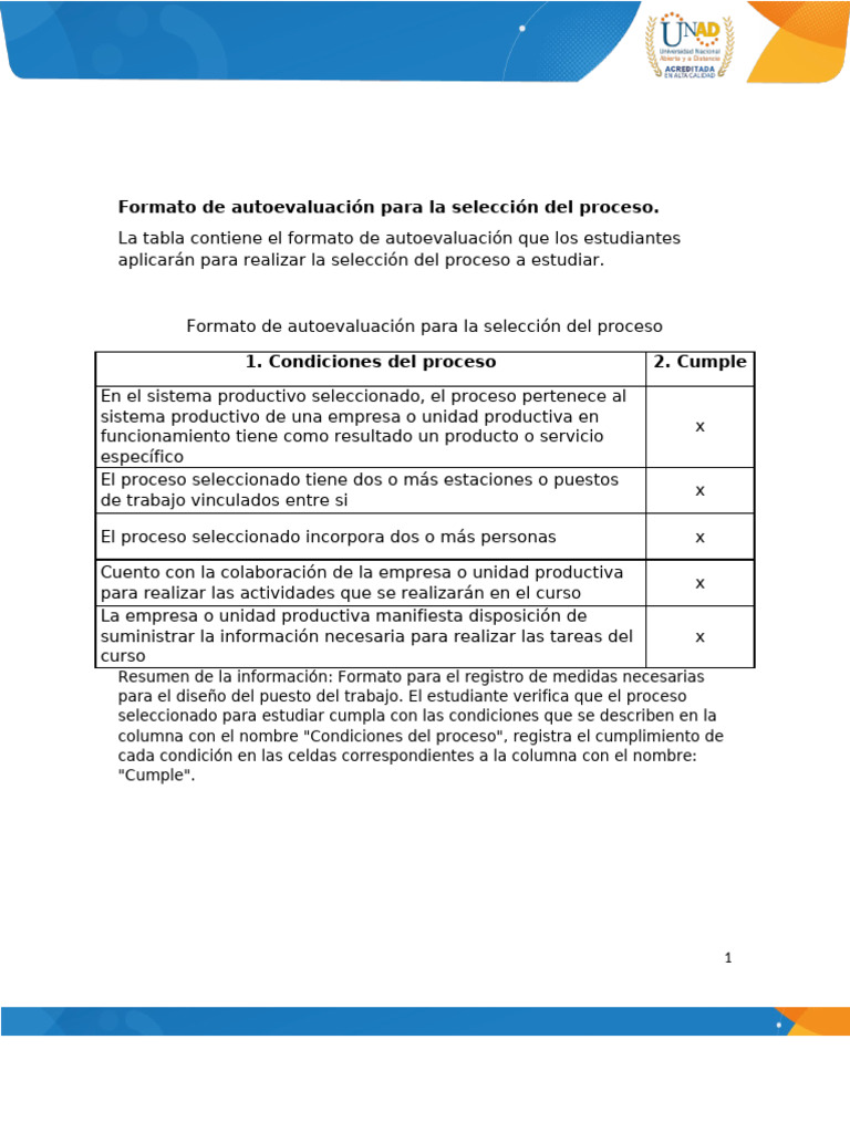 Formato de Auto Evaluaciòn | PDF
