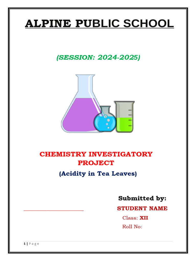 Acidity Levels in Tea Leaves Analysis | PDF | Tea | Green Tea