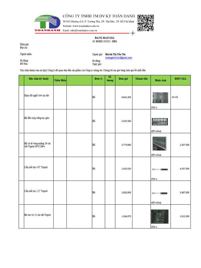BBG - TOPTUL2810 | PDF