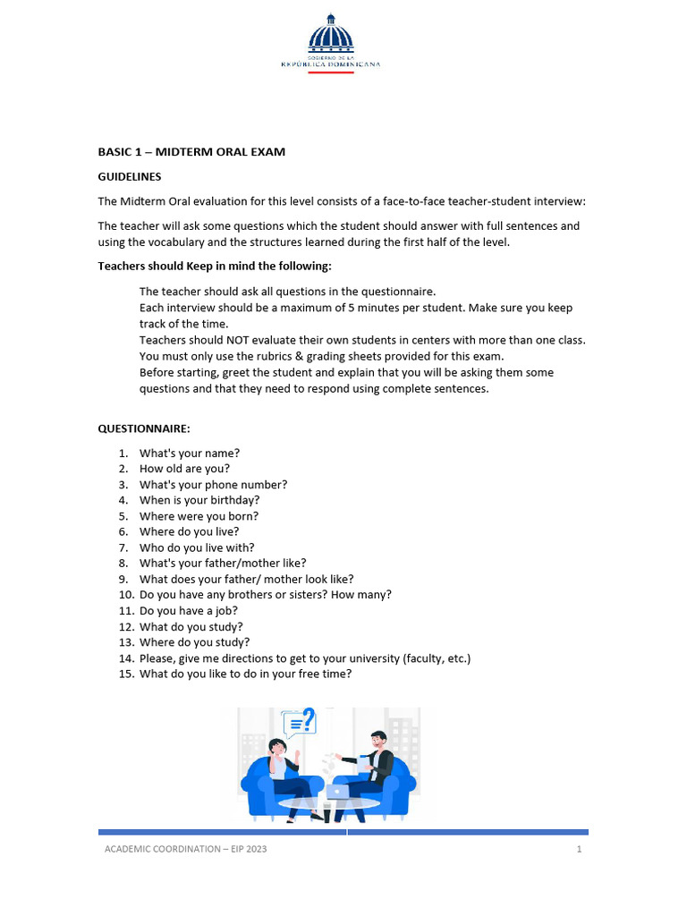 DG Basic 1 - Midterm Oral 2023 BBB v2 | PDF