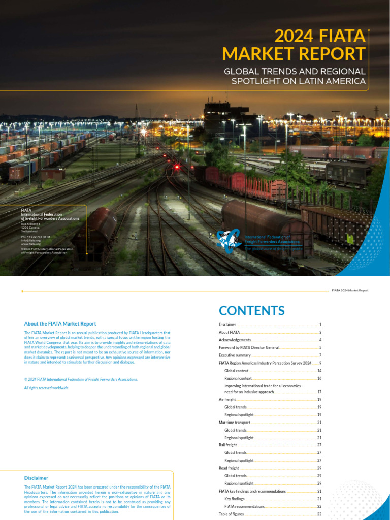 FIATA_MARKETS_REPORT | PDF | Logistics | Transport